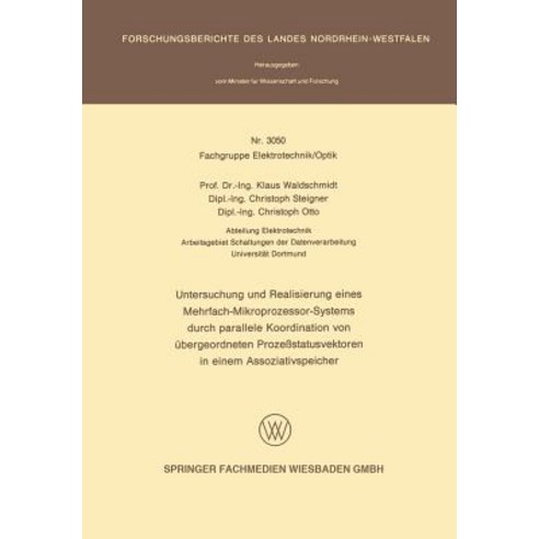Untersuchung Und Realisierung Eines Mehrfach Mikroprozessor Systems