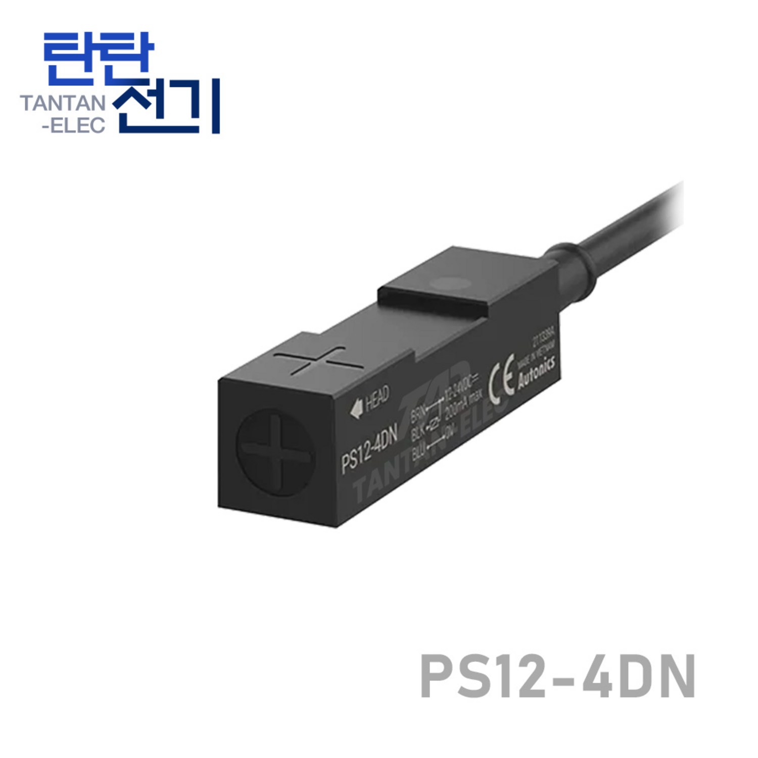 PS12-4DN 각주형 DC 12-24V 3선 4mm 근접센서 NPN NO 출력 오토닉스 - 스위치 | 쿠팡