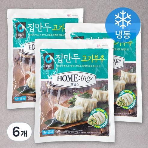 '대상 호밍스 집만두 고기부추 (냉동), 320g, 6개' 최저가 검색, 최저가 13,960원 - 할인 알림