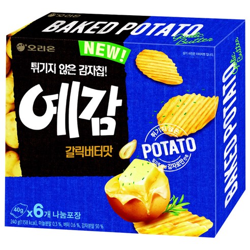 예감 갈릭버터맛 6p, 240g, 1개 - 가격 변동 추적 그래프 - 역대가