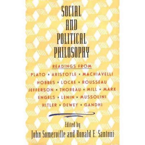 Social and Political Philosophy Readings from Plato, Anchor Books - 가격 ...