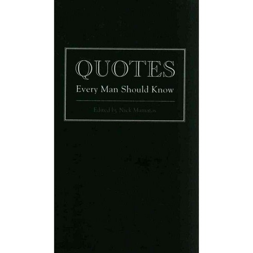 Quotes Every Man Should Know, Quirk Books - 가격 변동 추적 그래프 - 역대가