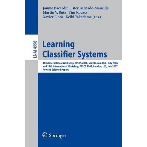 Learning Classifier Systems, Springer-Verlag New York Inc - 가격 변동 추적 그래프 - 역대가