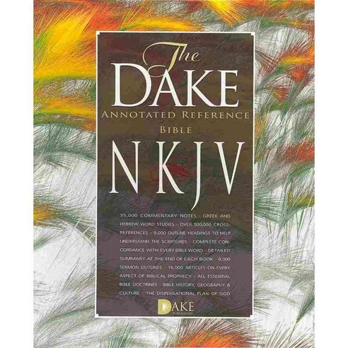 Dake''s Annotated Reference Bible: New Kings James Version Black ...