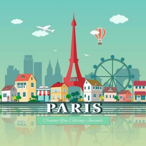 Paris Creative You Coloring Journals Paperback, Tek Publishing - 가격 변동 ...