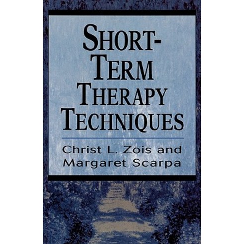 Short Term Therapy Techniques Hardcover, Jason Aronson, Inc. - 가격 변동 추적 ...