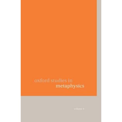 Oxford Studies in Metaphysics: Volume 4 Hardcover, Oxford University ...