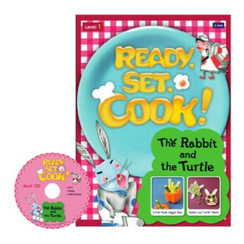 Ready Set Cook! Level. 1: The Rabbit and the Turtle(SB+Multi CD+AB+Wall ...