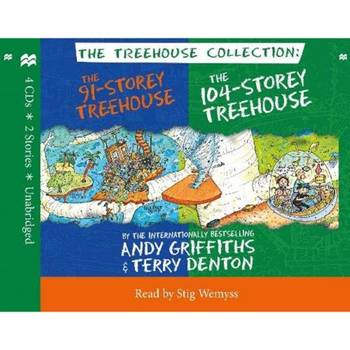 The 91-Storey & 104-Storey Treehouse Audio CD Set, MacmillanChildren ...