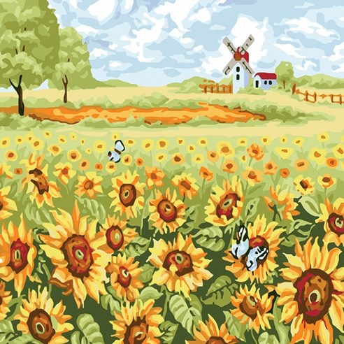 아트모아 명화그리기 DIY 세트, A-085 풍차와해바라기 - 가격 변동 추적 그래프 - 역대가