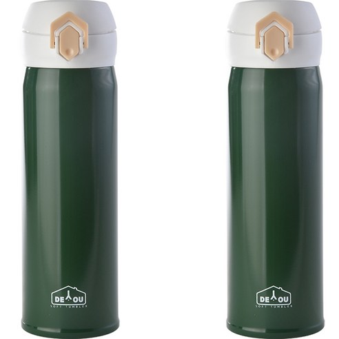 상상앤드 비비드 2중 진공 원터치 보온병 2p, 500ml, 카키 - 가격 변동 추적 그래프 - 역대가