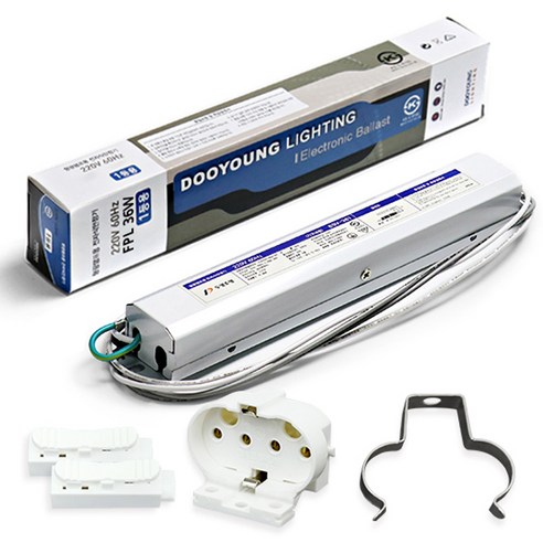 '두영 FPL 36W 1등용 안정기 형광등 전자식 싱글 PL소켓 세트, 1세트' 최저가 검색, 최저가 7,990원 - 할인 알림