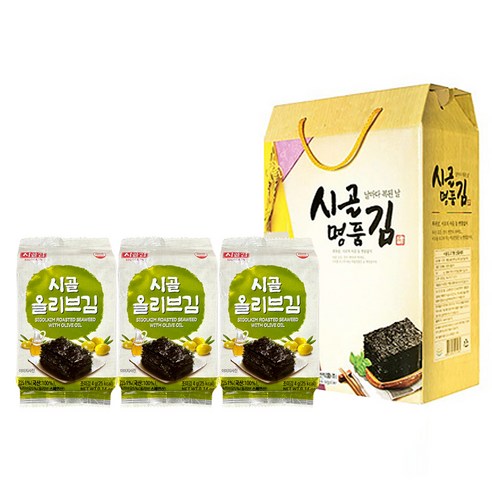 '시골 올리브유로 구운김 27봉 선물세트, 108g, 1개' 최저가 검색, 최저가 13,400원 - 할인 알림