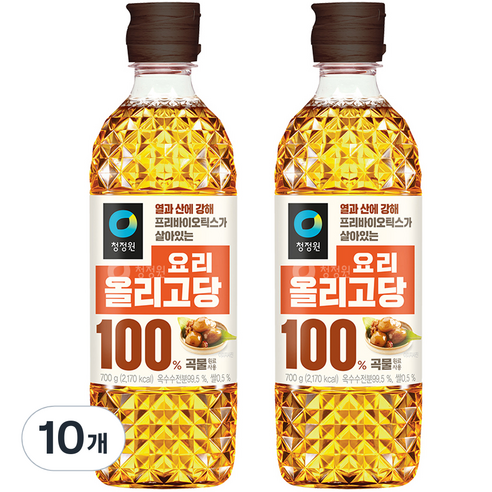 청정원 요리올리고당, 700g, 10개 - 가격 변동 추적 그래프 - 역대가