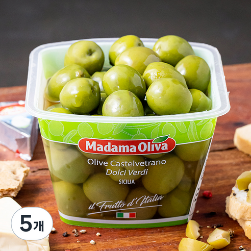 마다마올리바 카스텔베트라노 그린올리브, 480g, 5개 - 가격 변동 추적 그래프 - 역대가