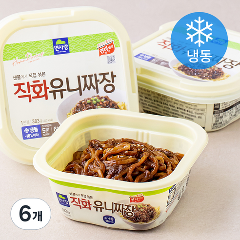 면사랑 직화 유니짜장 (냉동), 383g, 6개 - 가격 변동 추적 그래프 - 역대가