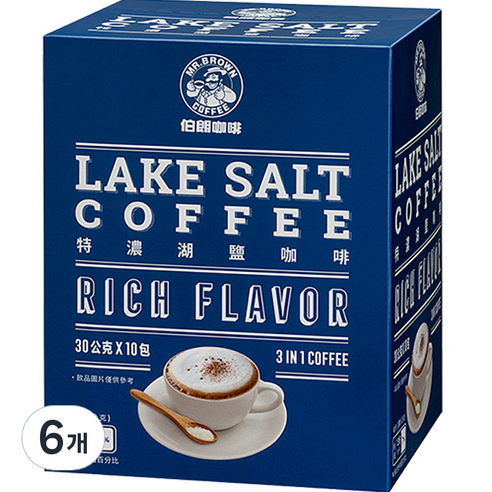 미스터브라운 호수염 커피 10p, 300g, 6개 - 가격 변동 추적 그래프 - 역대가