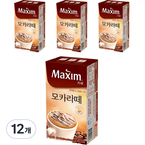 맥심 카페 모카라떼 132g, 10개입, 12개 - 가격 변동 추적 그래프 - 역대가