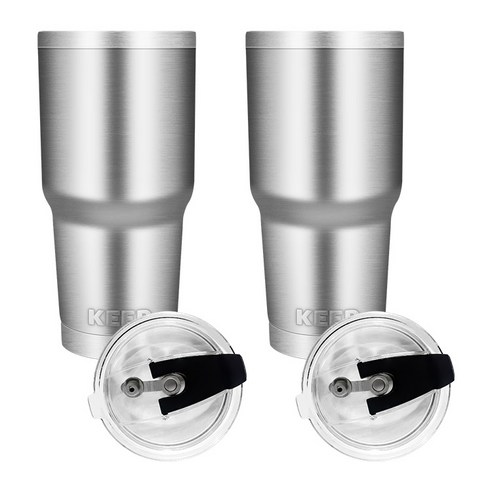 'KEEP 대용량 이중 진공 스텐 보온 보냉 밀폐형 빨대 뚜껑 텀블러 2p' 최저가 검색, 최저가 21,100원 - 할인 알림