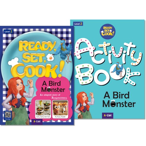 Ready Set Cook! Level 2: A Bird Monster SB+WB (with App QR+Wall Chart ...