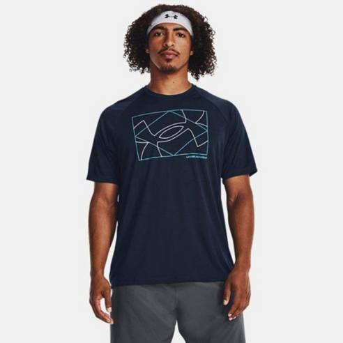 언더아머 남성용 UA 벨로시티 그래픽 반팔 티셔츠 1377141 - 티셔츠 | 쿠팡