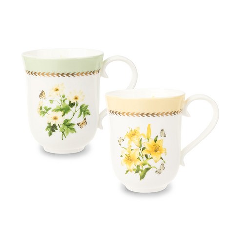 Blooming Garden Flora 馬克杯 400ml x 2ea 套組 酷澎 - 天天低價，你的日常所需都在酷澎
