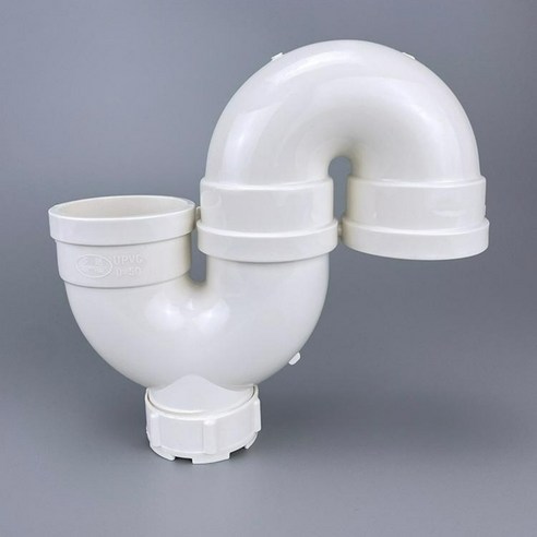 PVC관 워터트랩 하구수 배수 파이프 배관 연결소켓 - 밸브/배관부속품 | 쿠팡