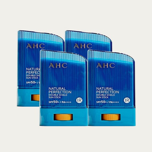 AHC 내추럴 퍼펙션 더블 쉴드 선스틱 SPF50+/PA++++, 14g, 4개 - 선스틱 | 쿠팡