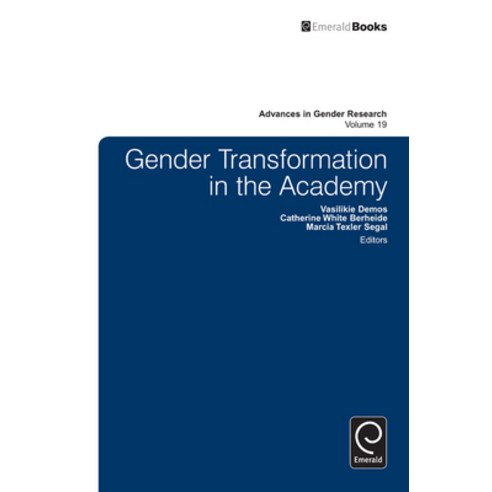 (영문도서) Gender Transformation in the Academy Hardcover, Emerald Group ...