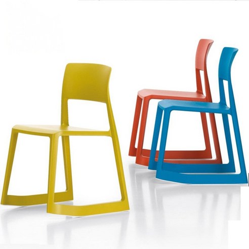 팁톤체어 비트라의자 TipTon Chair 파스텔톤 의자 디자이너의자, 블루, 1개 - 인테리어의자 | 쿠팡