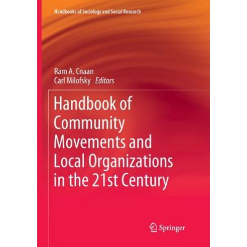 (영문도서) Handbook of Community Movements and Local Organizations in the ...