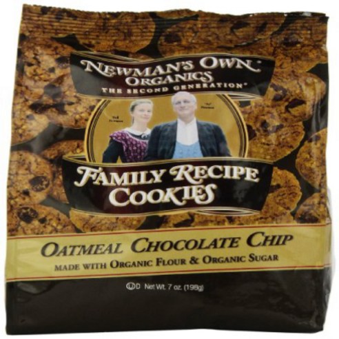 Newman's Own Cookies Chocolate Chip 7 Ounce (Pack of 6) Newman's Own ...
