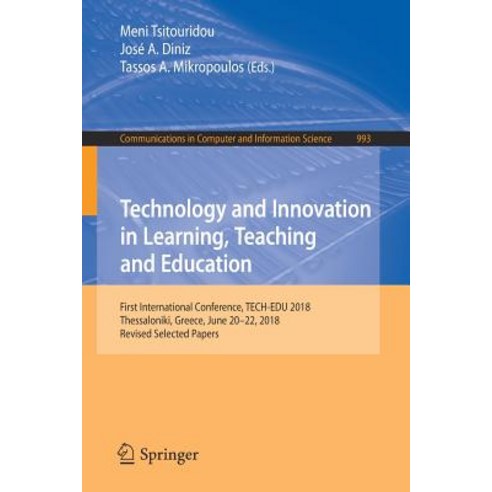 Technology and Innovation in Learning Teaching and Education: First ...