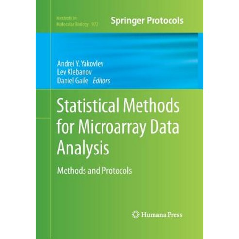 (영문도서) Statistical Methods for Microarray Data Analysis: Methods and Protocols