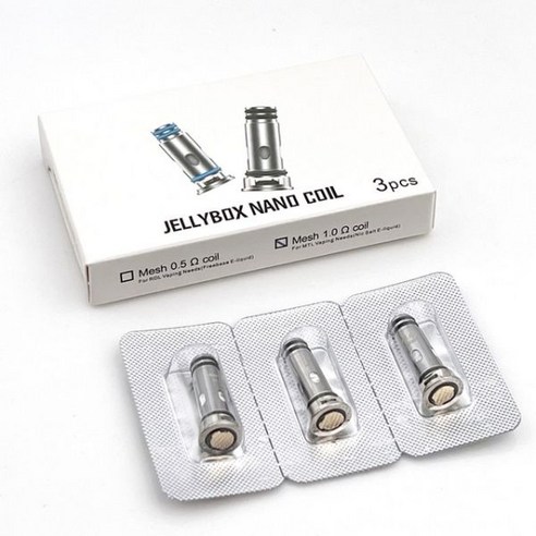 Jellybox Nano Coil 0.5ohm 1.0ohm Mesh Coils For Jellybox Nano X Air X ...