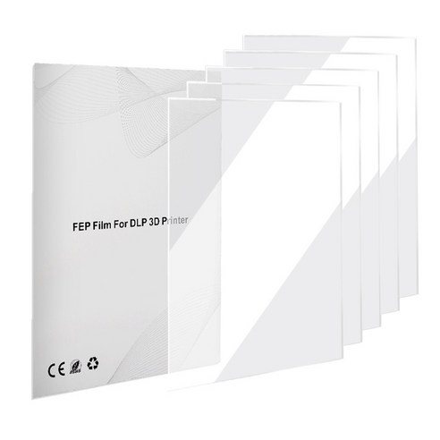 LD002R LCD SLA 수지 DLP 3D 프린터용 5Pcs FEP 필름 140x200매 UV 고투과 강도 이형 필름 - 3D ...