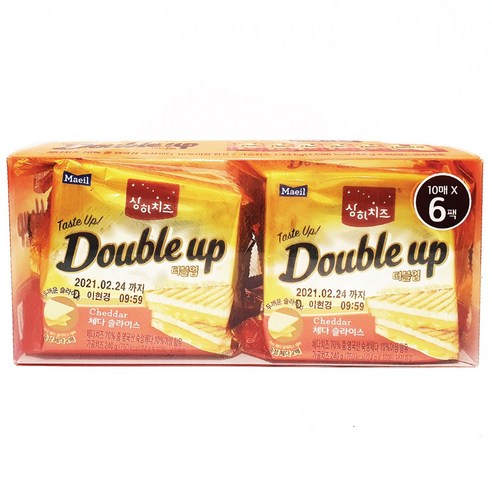 '매일유업 상하치즈 더블업 체다 슬라이스, 240g, 6개' 최저가 검색, 최저가 24,980원 - 할인 알림