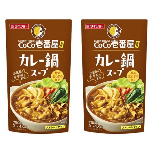 '코코이찌방야 카레 나베 스프 스트레이트 타입, 750g, 2개' 최저가 검색, 최저가 9,960원 - 할인 알림