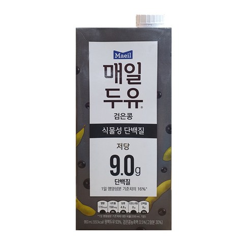 매일유업 매일두유 검은콩 950ml, 950ml, 10개 - 두유 | 쿠팡