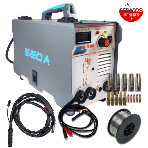 세다 논가스용접기 아크겸용 MIG-200MD 소모품세트 노가스용접기 - 용접기/기타용접용품 | 쿠팡