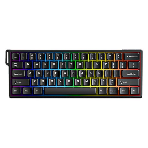 AULA 유선 기계식 키보드 WiN 60HE 표준판 - 유선키보드 | 쿠팡