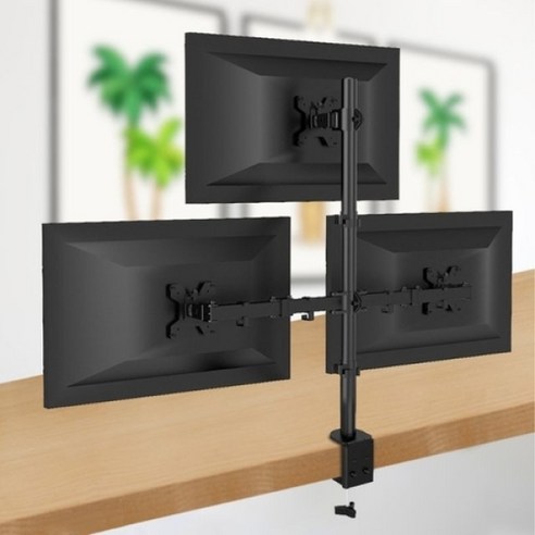 1300k [텐투식스] 트리플 모니터암 관절형 거치대 모니터 스탠드 삼각형 클램프형 Best Top5 - coushop