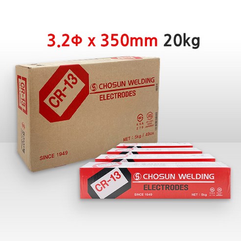 조선선재 아크 용접봉 CR-13 3.2파이 [1BOX - 20KG], 용접봉 3.2파이 ..., 1개 - 용접기/기타용접용품 | 쿠팡