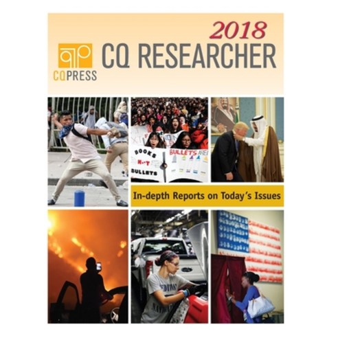 (영문도서) CQ Researcher Bound Volume 2018 Hardcover, CQ Press, English ...