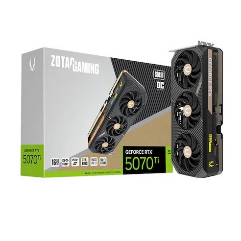 'ZOTAC ZOTAC GAMING 지포스 RTX 5070 Ti SOLID OC D7 16GB' 최저가 검색, 최저가 ...