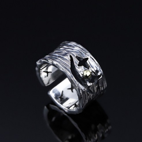 KORELAN s925 순은 광대 심플한 반지 남자 싱글 반지 복고 생일 선물 개성 남자친구 - 가격 변동 추적 그래프 - 역대가