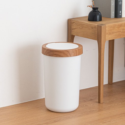 LVAI 파리지앵 우디 원터치 휴지통, 1개, 화이트, 원형 5L - 가격 변동 추적 그래프 - 역대가