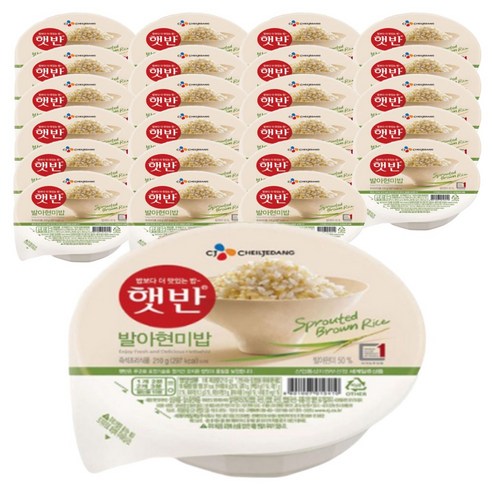 'CJ제일제당 햇반 발아현미밥 210g, 210g, 24개' 최저가 검색, 최저가 39,750원 - 할인 알림