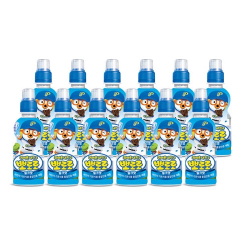 뽀로로 음료수 추천 뽀로로 귀여운 내친구 어린이 음료 235 ml, 밀크맛, 235ml, 12개