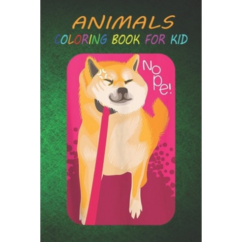 Animal Coloring Book For Kids: Cute Doge Meme Nope - For Cool Dog Meme ...